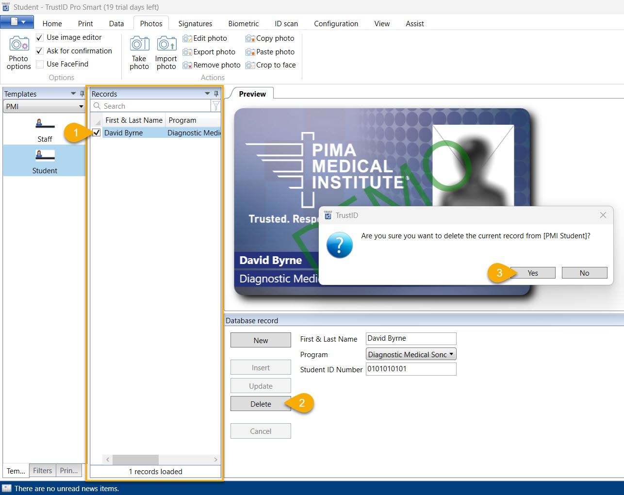 How to Make an ID Badge Using TrustID V4 - Knowledgebase / Public - PMI ...